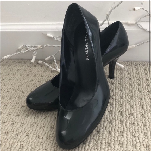 Kate preston | Shoes | Kate Preston Navy Patent Leather Pumps | Poshmark